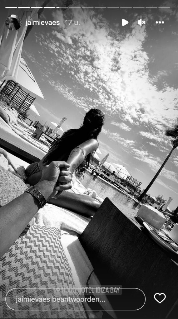 Romantisch: Jaimie Vaes deelt verliefde foto met nieuwe lover